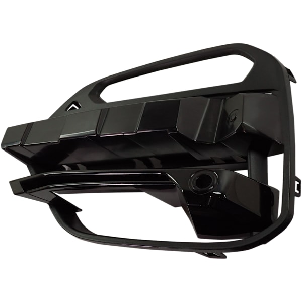 Replacement Front, Driver Side Bumper Grille, Gloss Black RB01550042