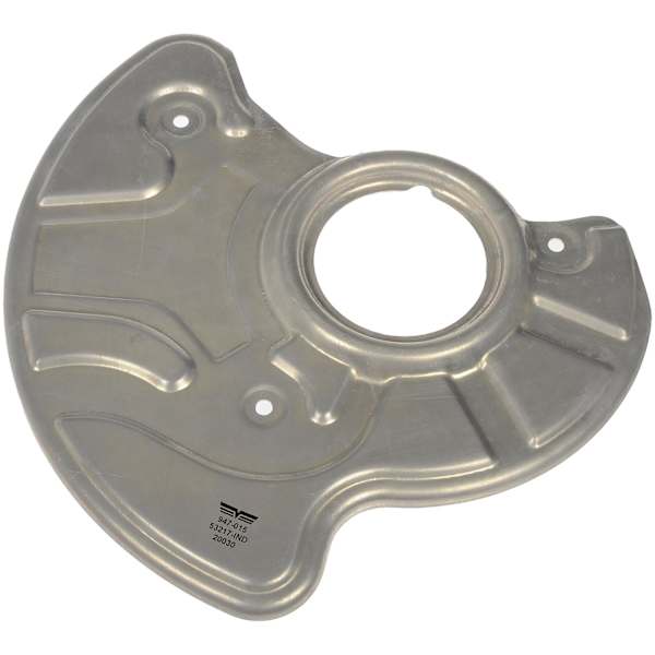 Dorman® 947-015 Front, Passenger Side Brake Dust Shields Aluminum ...
