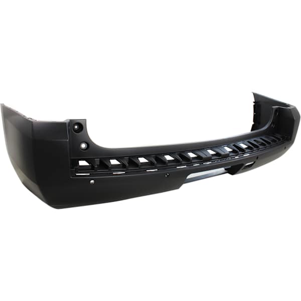 Replacement Rear Primed Bumper Cover, With Trailer Hitch And Spare Tire ...