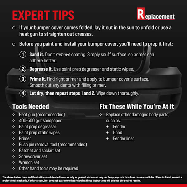 Replacement Rear Primed Bumper Cover, With Trailer Hitch And Spare Tire ...