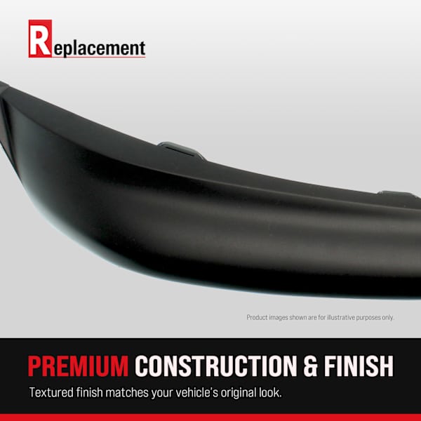 Replacement Rear Bumper Trim, Black RC76350003