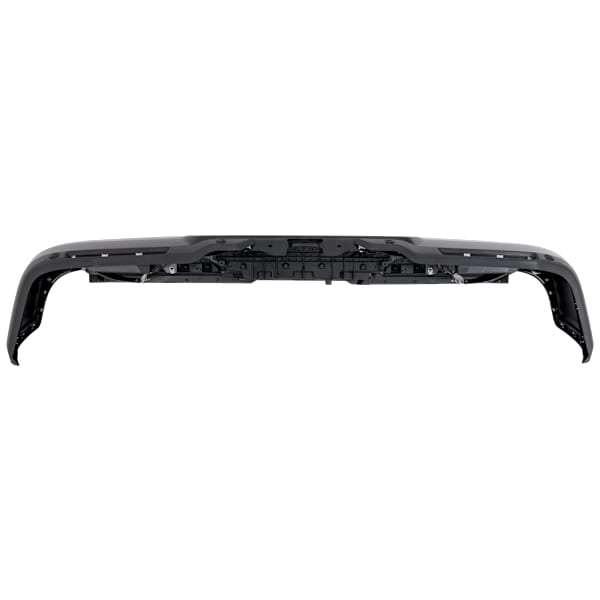 Replacement Rear Step Bumper, Painted Black Face Bar and Pads With ...