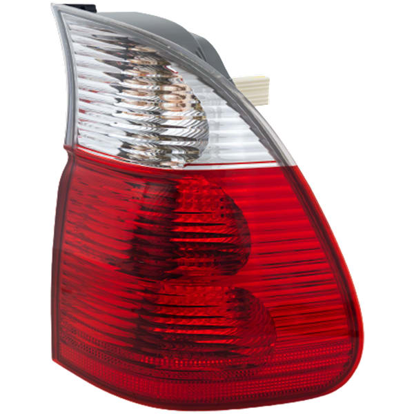 Replacement Passenger Side, Outer Tail Light, with Bulb, Halogen, Clear ...