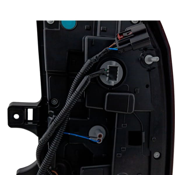 Replacement Driver Side Tail Light, with Bulb, Halogen, Clear and Red ...