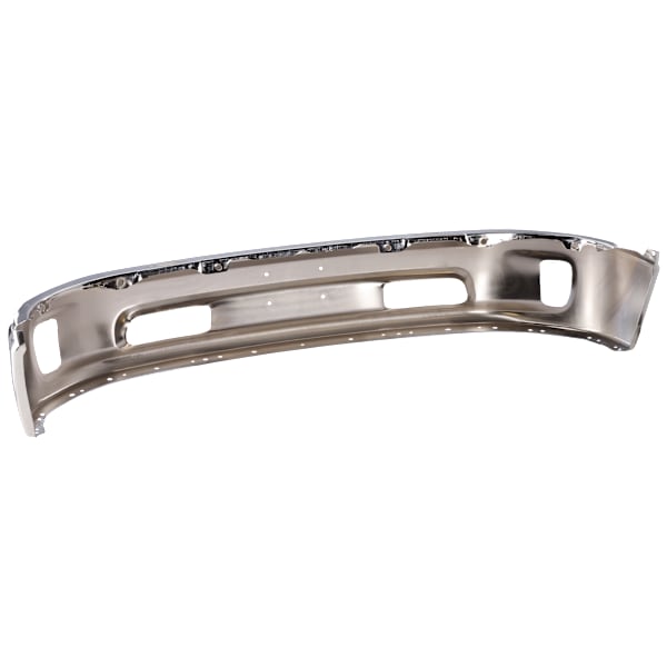 Replacement Front, Lower Bumper, Chrome, Steel; 2-Piece Bumper Type ...