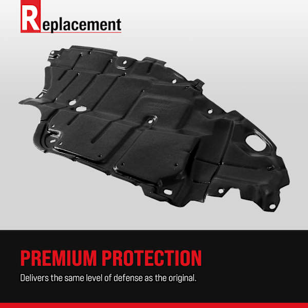Replacement Front Engine Splash Shield, Engine Under Cover/Radiator Air ...