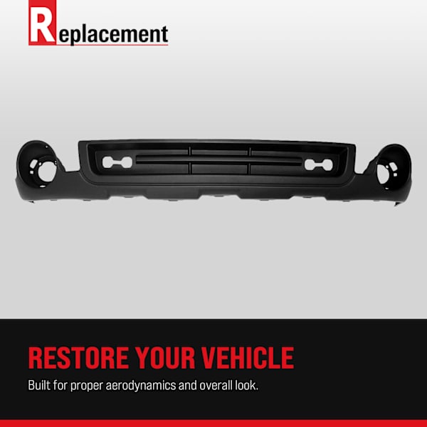 Replacement Front Valance, Air Deflector, Textured RG01830003