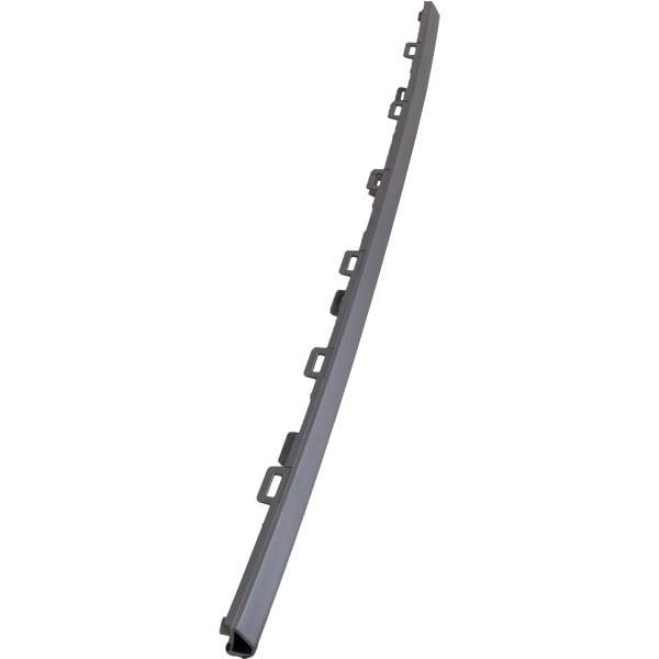 Replacement Front, Center Bumper Trim, Silver RH01590015