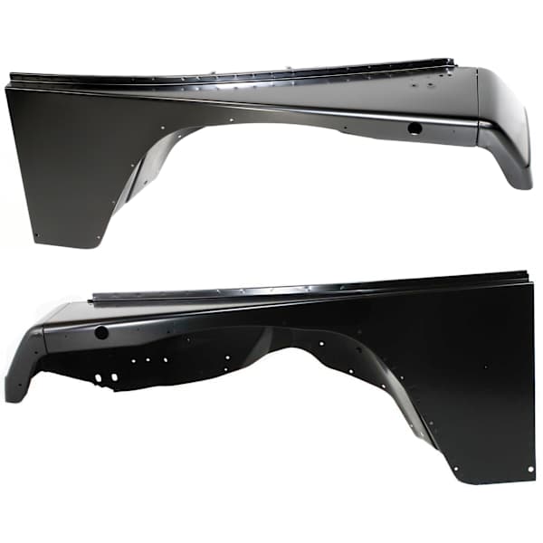 Replacement Front, Driver and Passenger Side Fenders, With fender flare ...