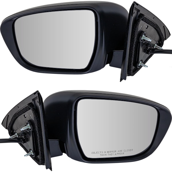 Kool Vue Driver and Passenger Side Mirrors, Power, Manual Folding, Non ...