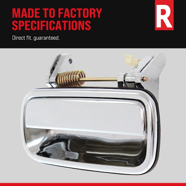 Replacement Front and Rear, Driver and Passenger Side Chrome Exterior ...