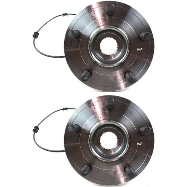 TrueDrive Front, Driver and Passenger Side Wheel Hub, 5 Lugs With ...