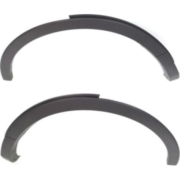 Replacement Rear, Driver and Passenger Side Fender Trim, Textured Black ...