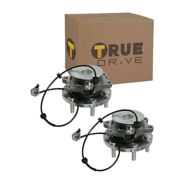TrueDrive Front, Driver and Passenger Side Wheel Hub, 6 Lugs With ...