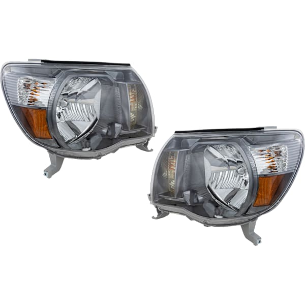 Replacement Driver and Passenger Side Headlights, with Bulbs, Halogen ...