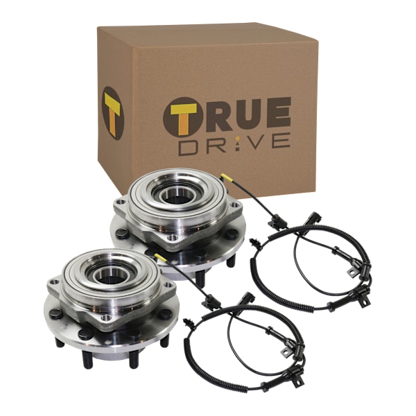 TrueDrive Front, Driver and Passenger Side Wheel Hub, 8 Lugs, With ...