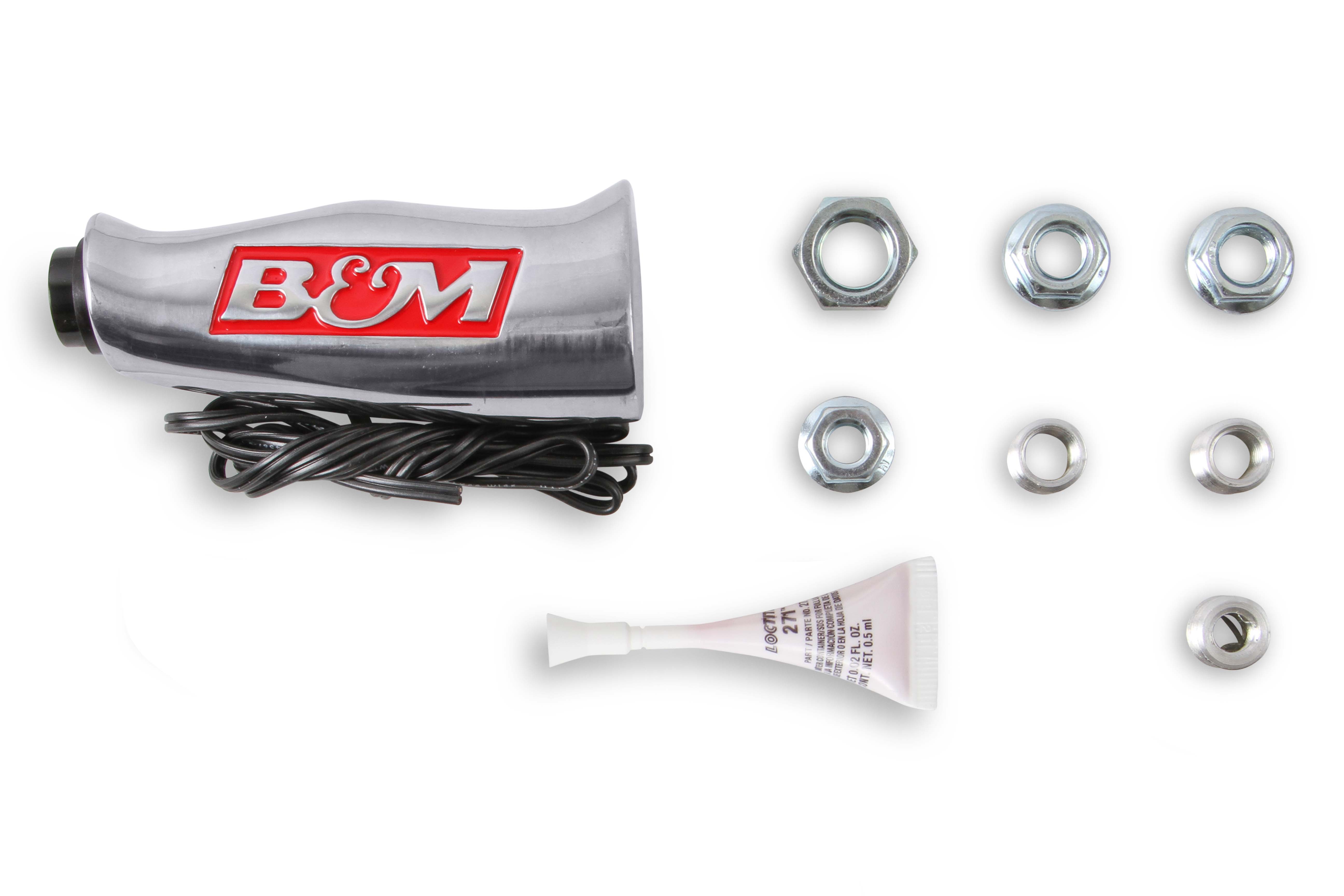 B&M® 80658 T-Handle Series Shift Knob - Brushed, Aluminum B&M® 80658 T-Handle Series Shift Knob - Brushed, Aluminum