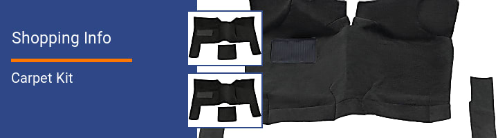 Carpet Kits - Molded, Cut and Sewn from $131 | CarParts.com